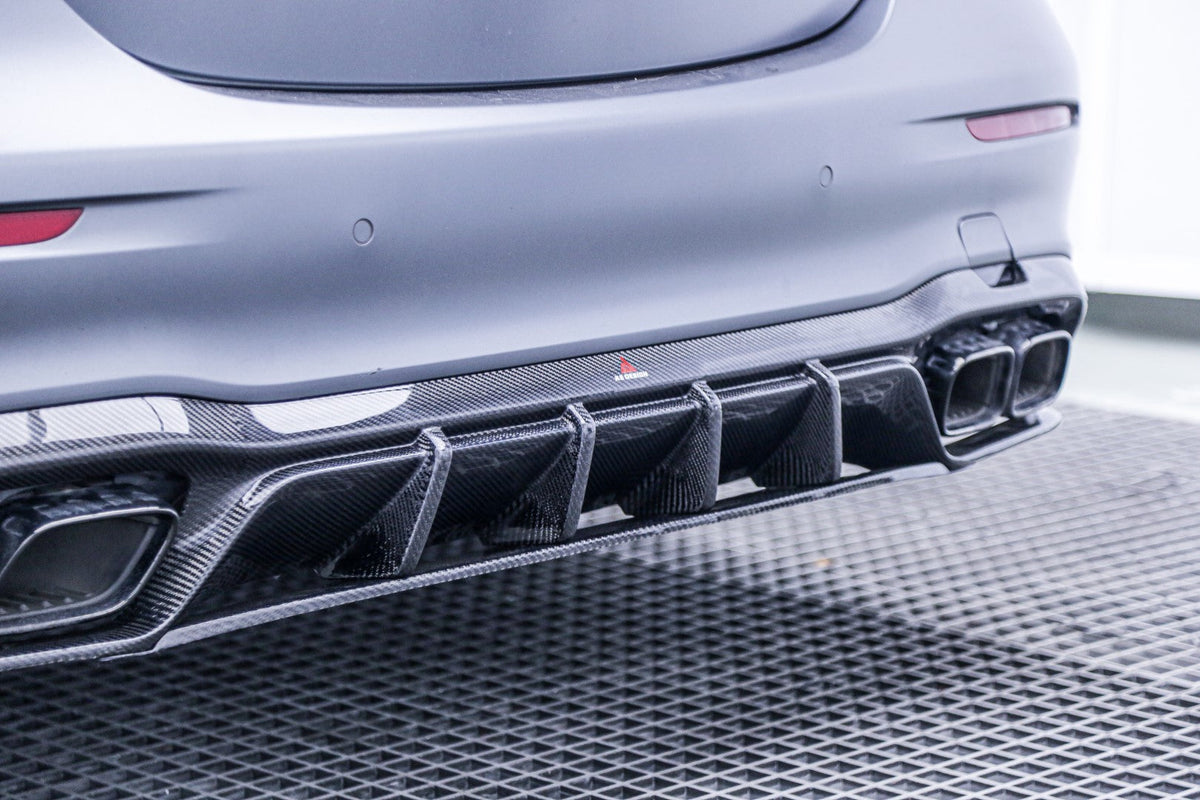 Armorextend AE Design Carbon Fiber Rear Diffuser for Mercedes Benz E35 ...